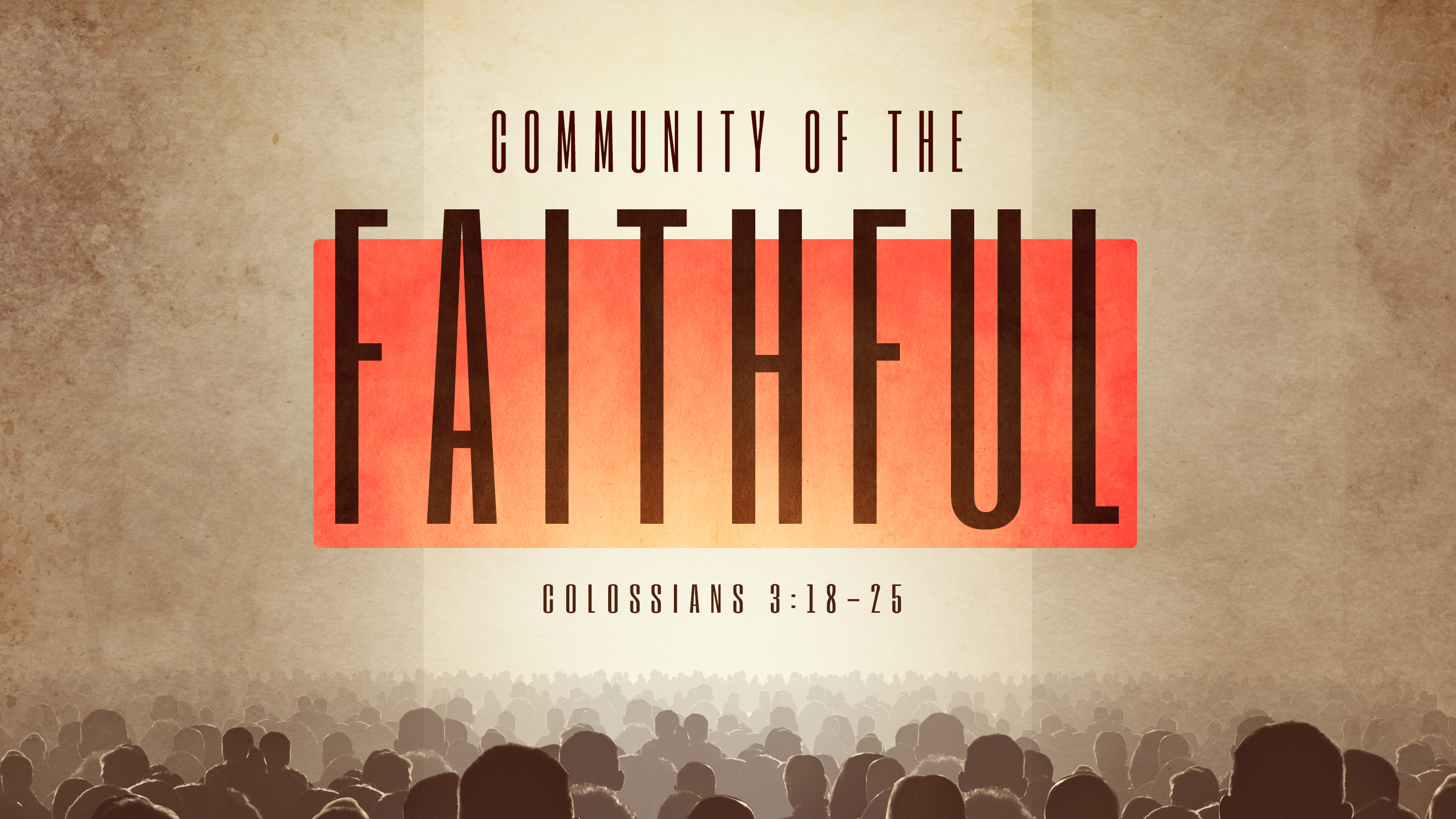 A Community of Faith - Logos Sermons