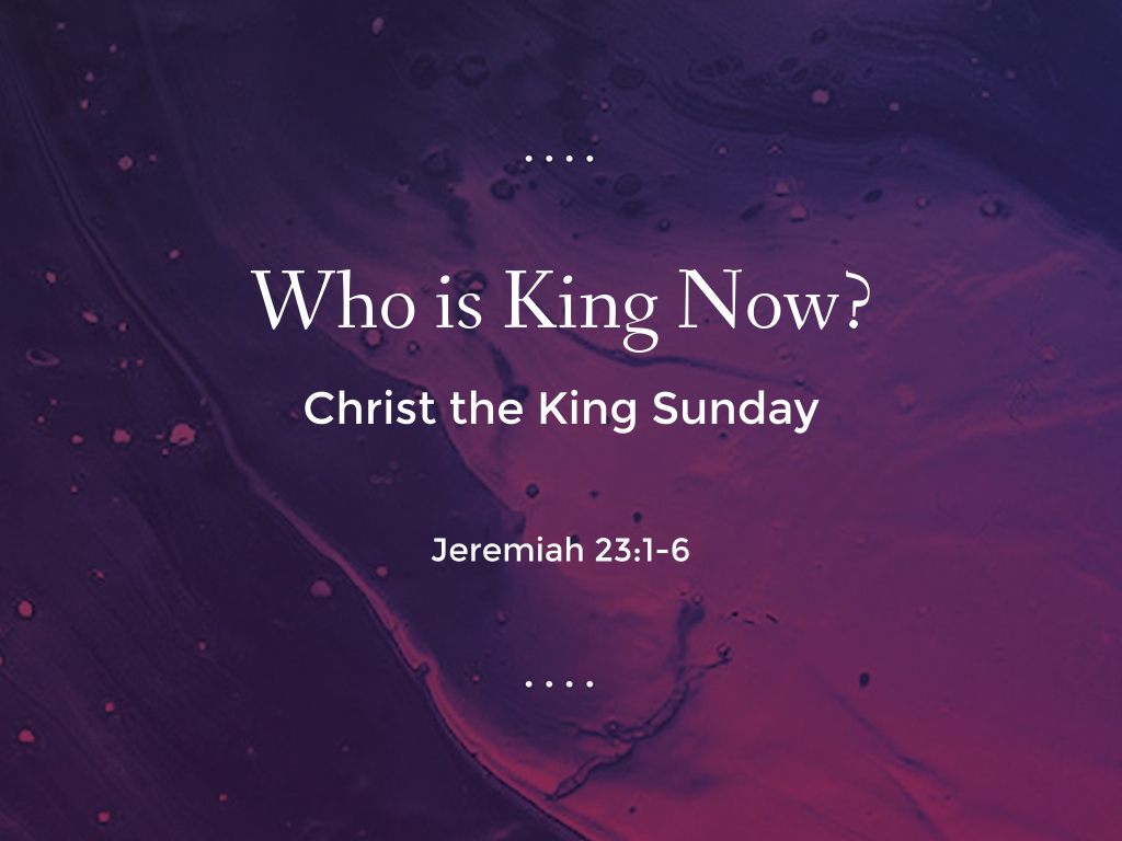 Who's the King now? - Logos Sermons
