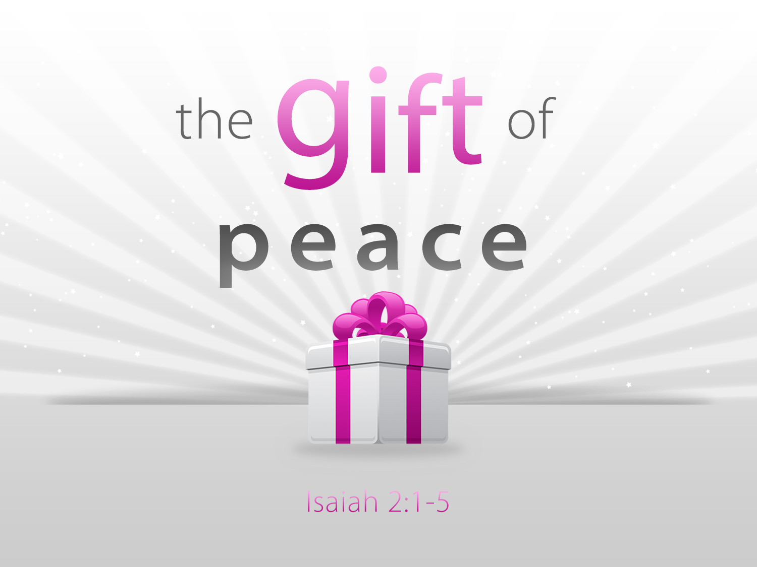The Gift of Peace - Logos Sermons