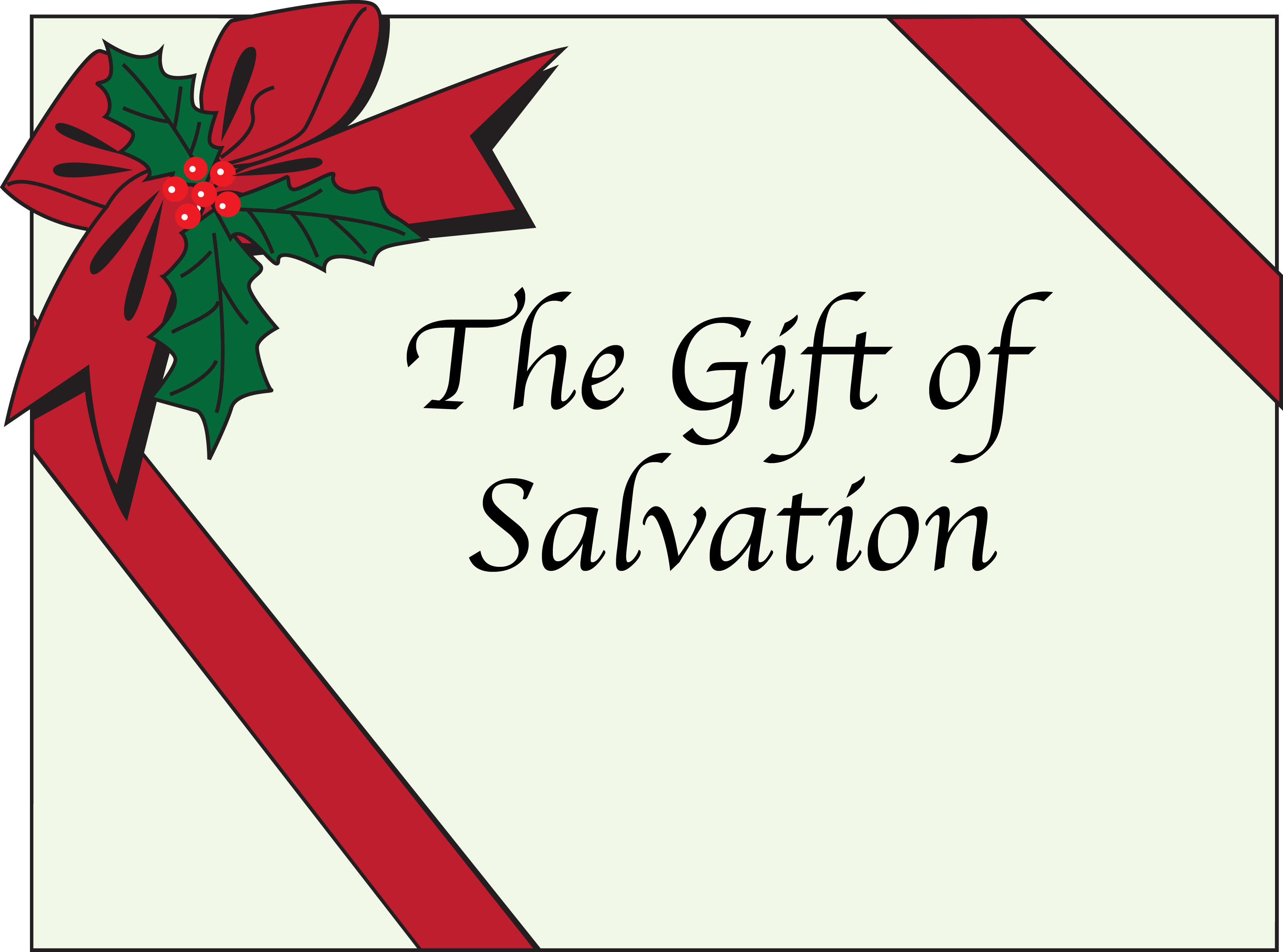 December 8, 2019 - 10:30 am The Gift of Salvation - Logos Sermons