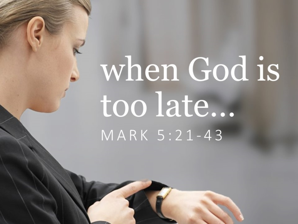 When God is too Late - Logos Sermons