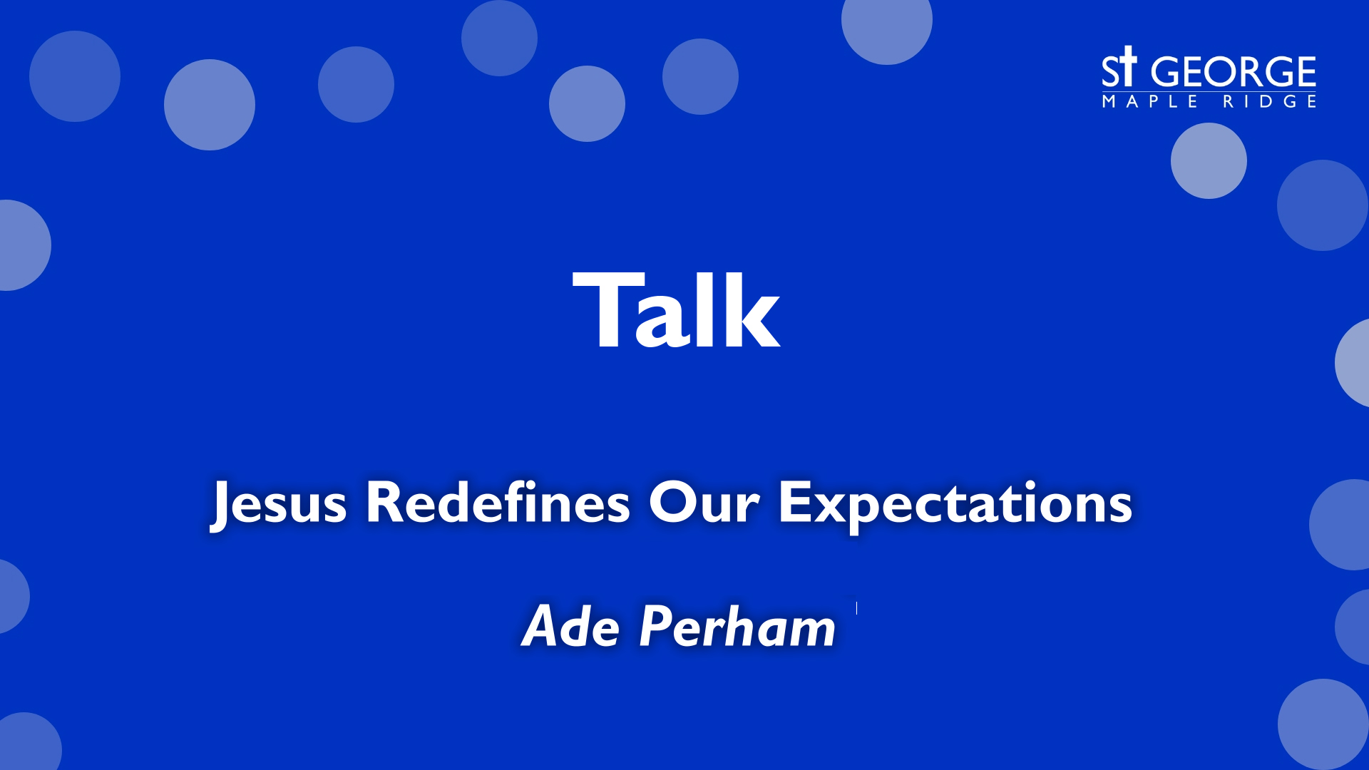 Jesus Redefines Our Expectations - Logos Sermons
