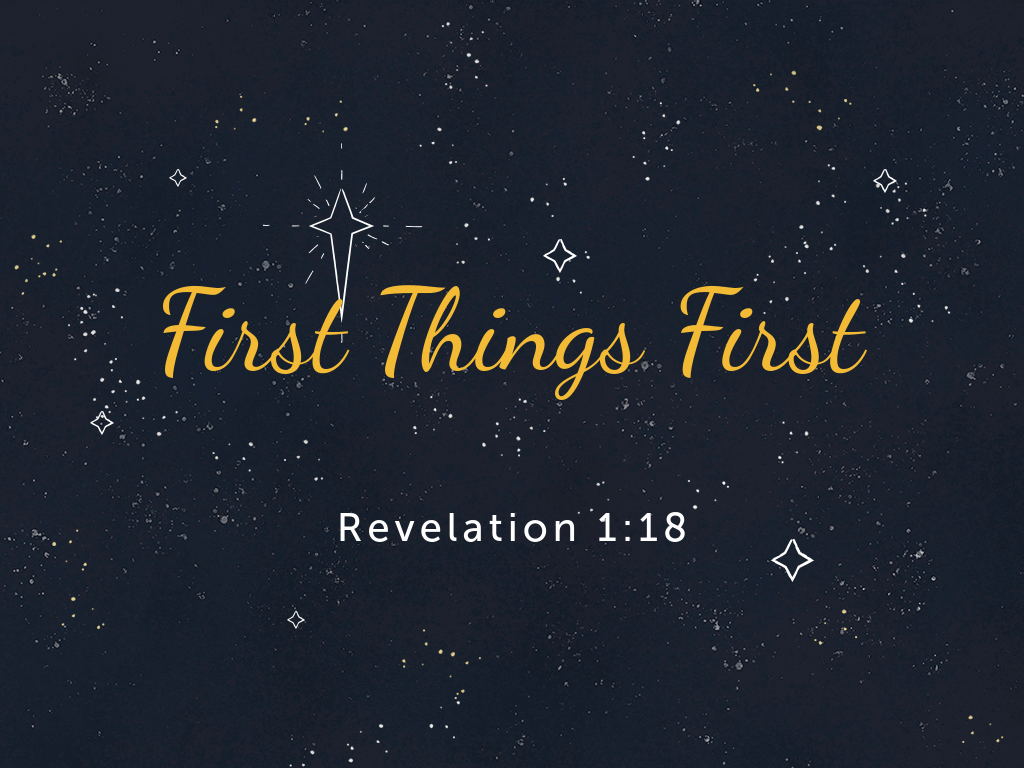 First Things First - Logos Sermons