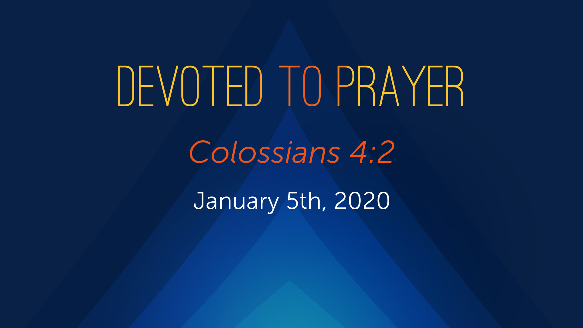 Devoted to Prayer - Logos Sermons