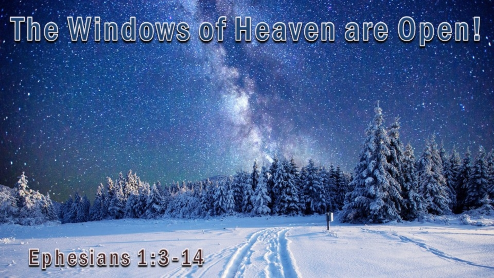 The Windows of Heaven are Open! - Logos Sermons