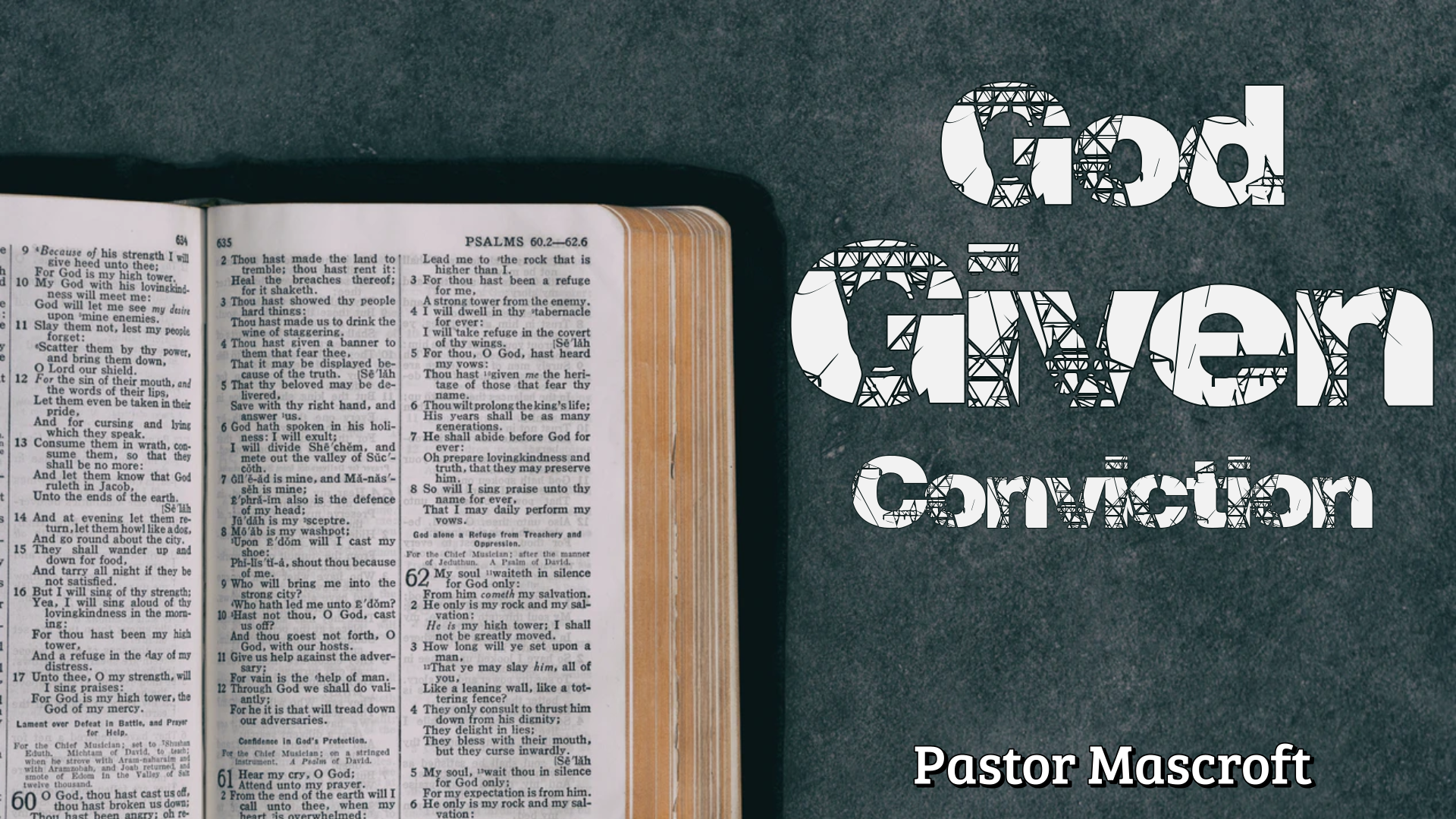 God Given Conviction - Logos Sermons