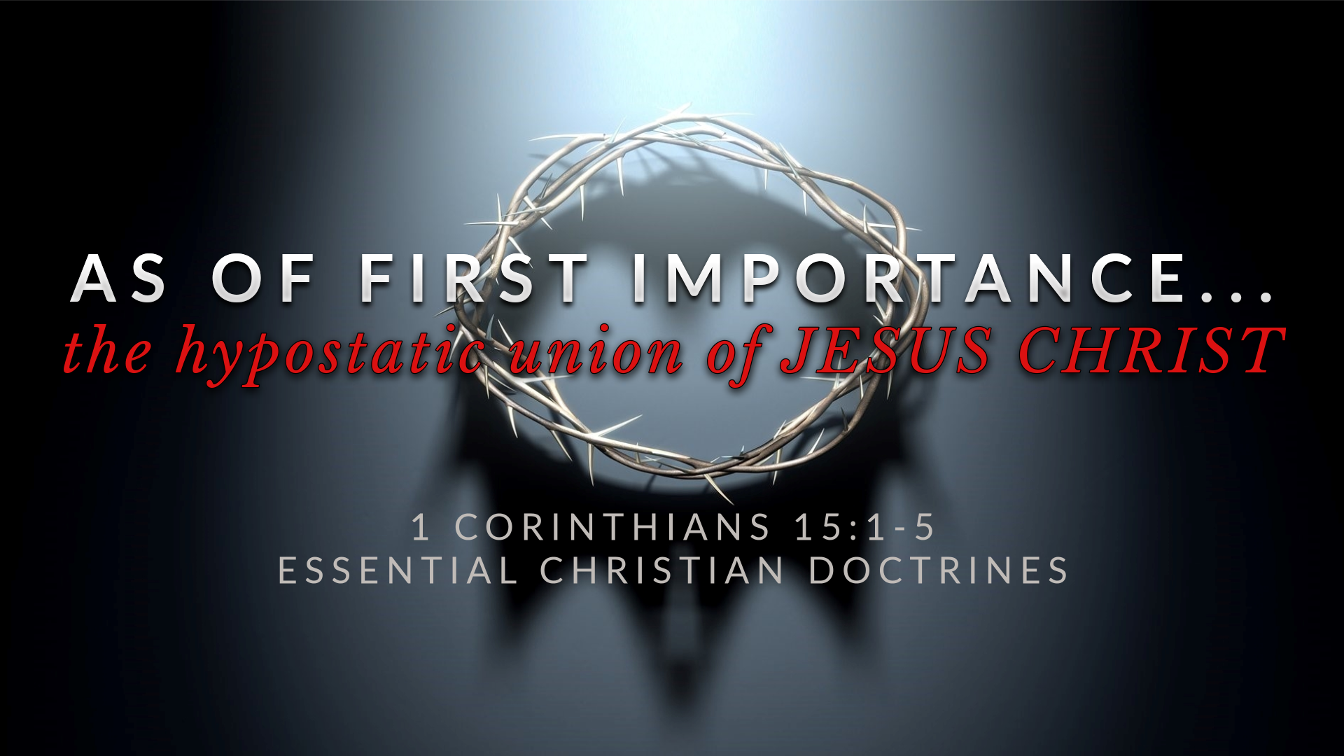 3. The Hypostatic Union of JESUS CHRIST - Logos Sermons