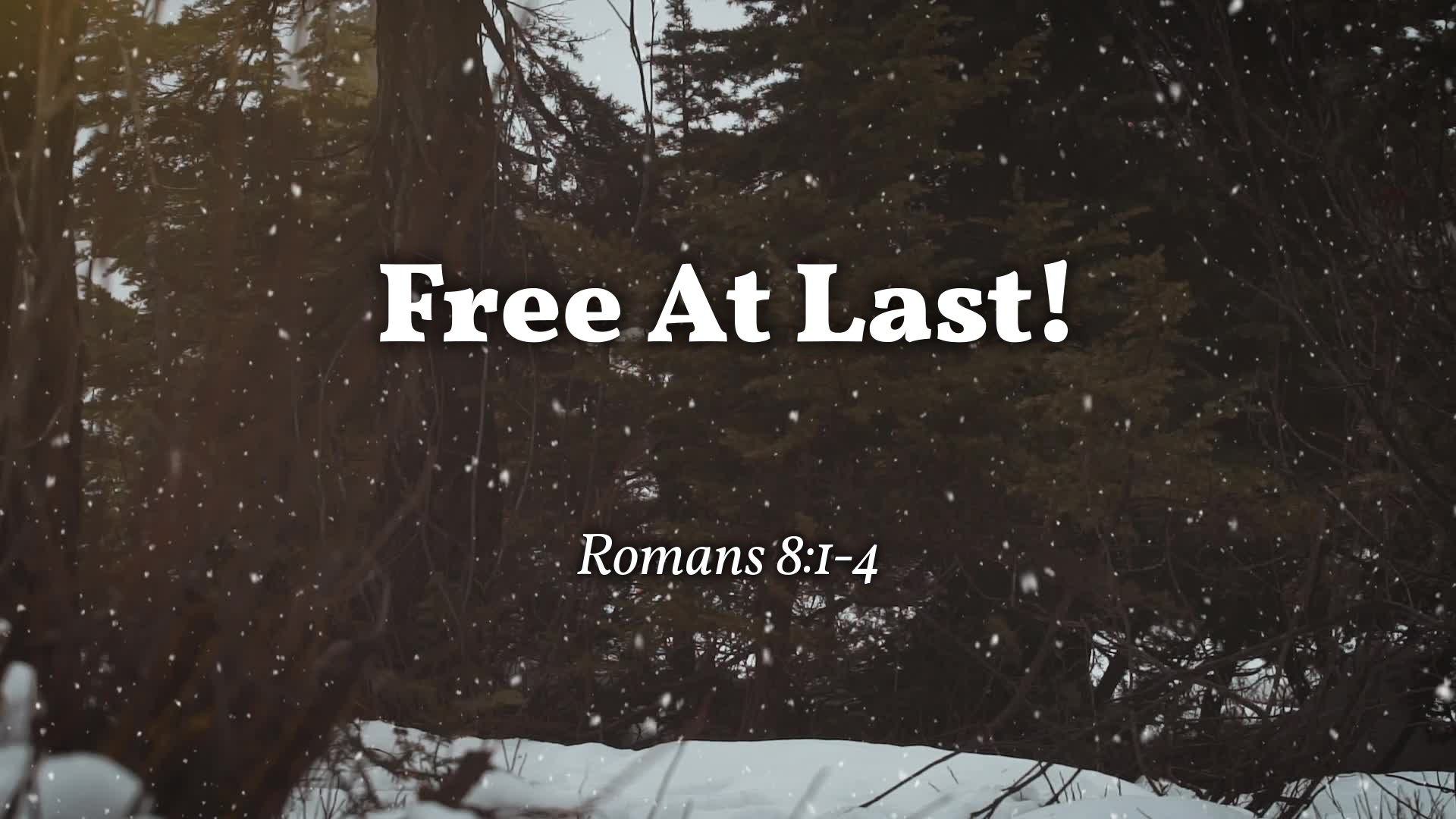Free At Last - Logos Sermons