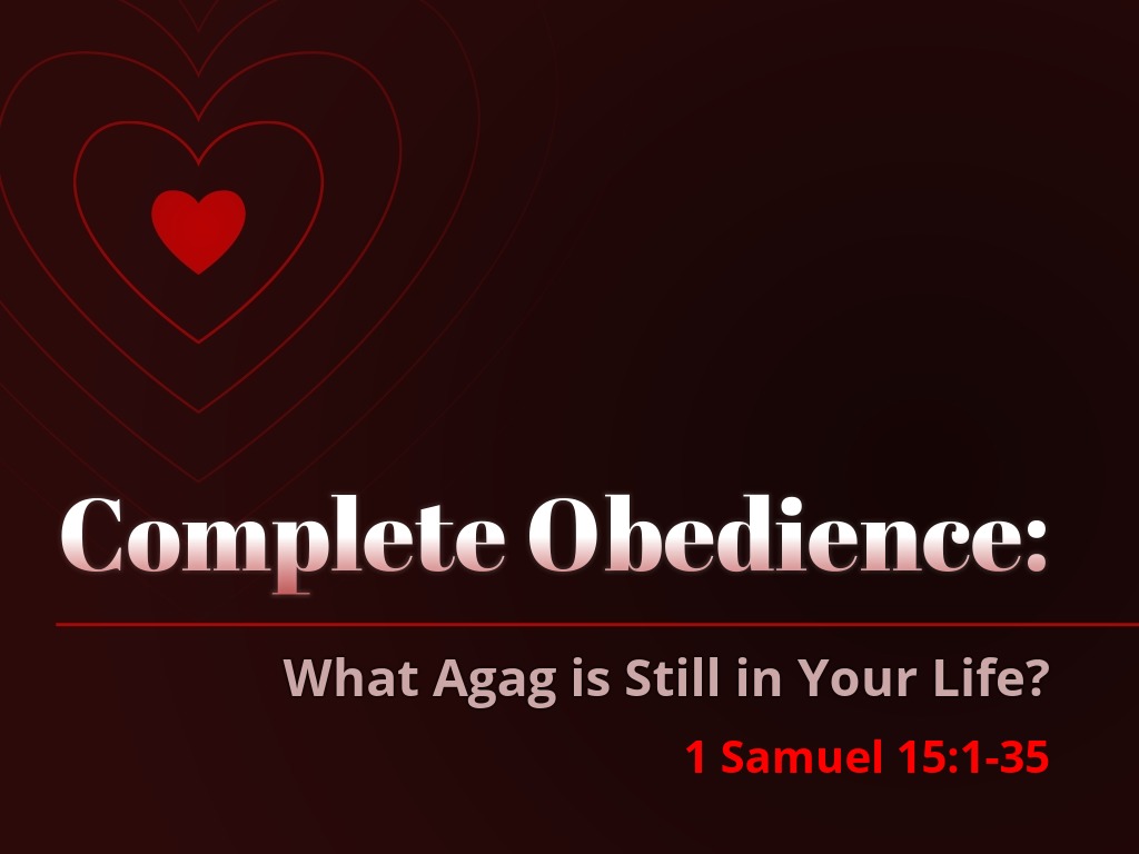 Complete Obedience - Logos Sermons
