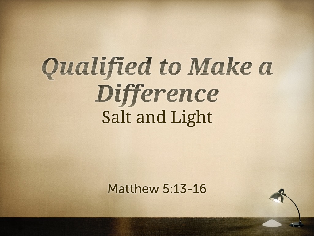 Qualified to Make a Difference - Logos Sermons