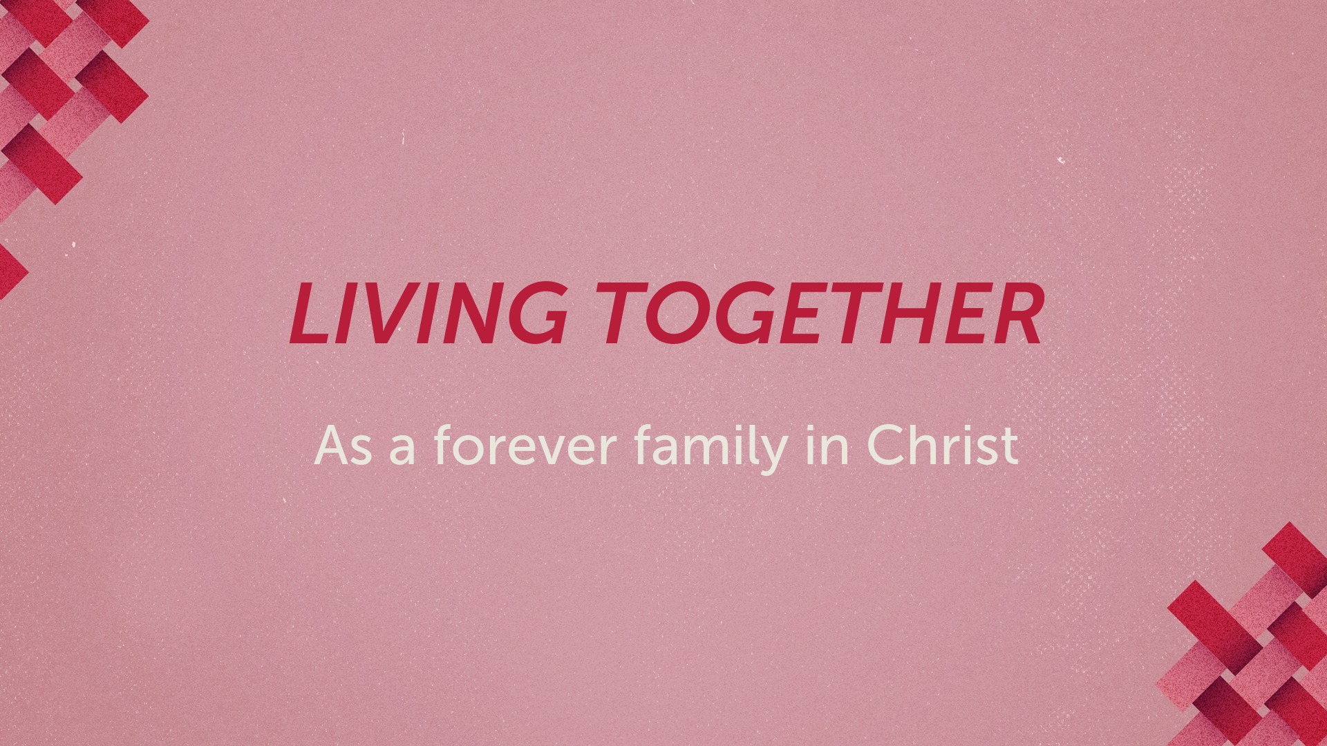 Living Together without partiality - Logos Sermons