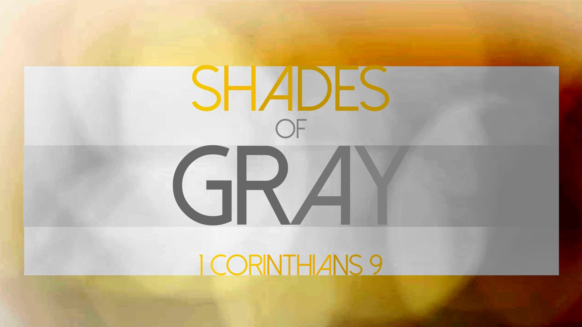 Shades of Gray (1 Corinthians 8) - Logos Sermons