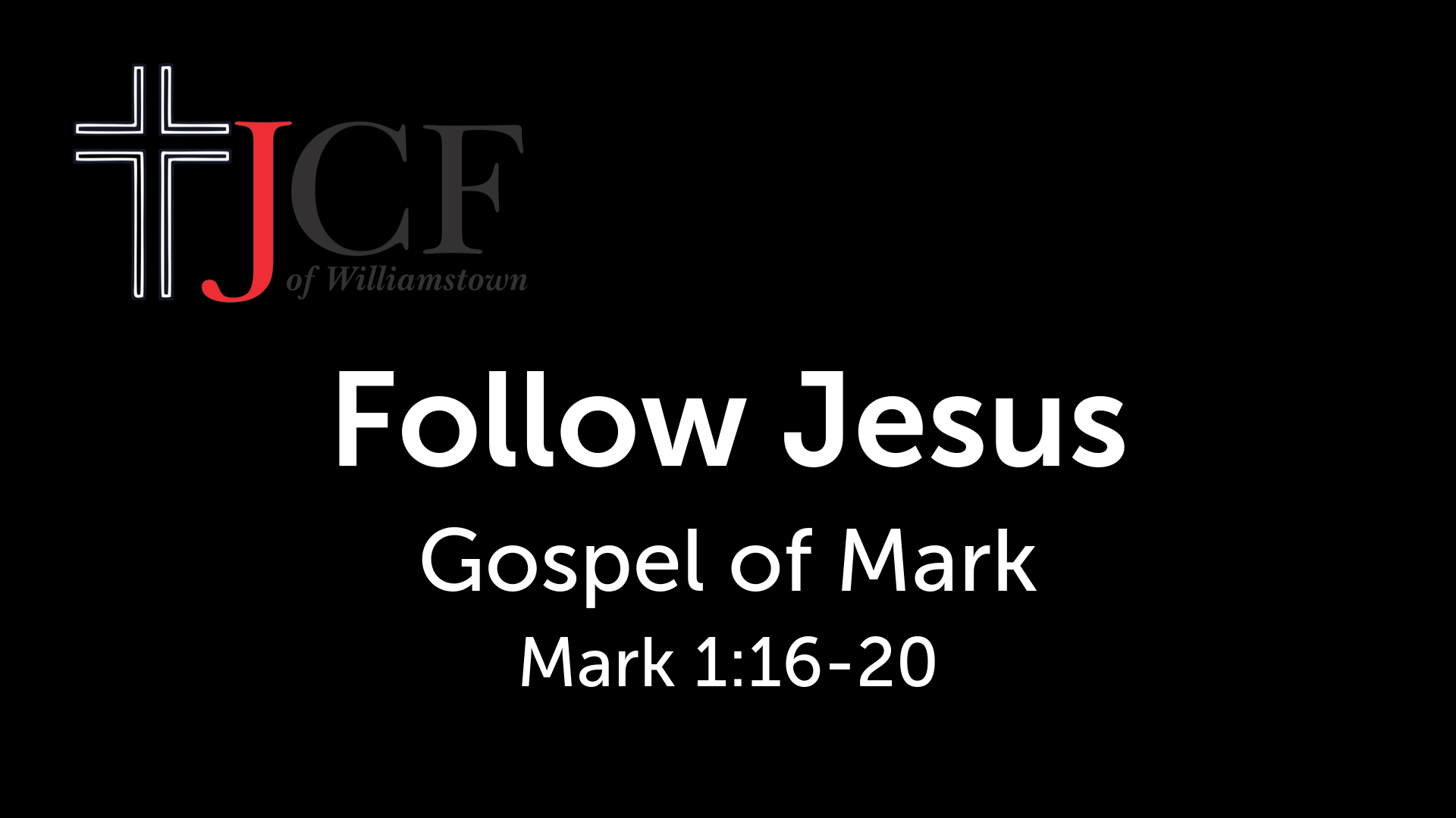 Follow Jesus - Logos Sermons
