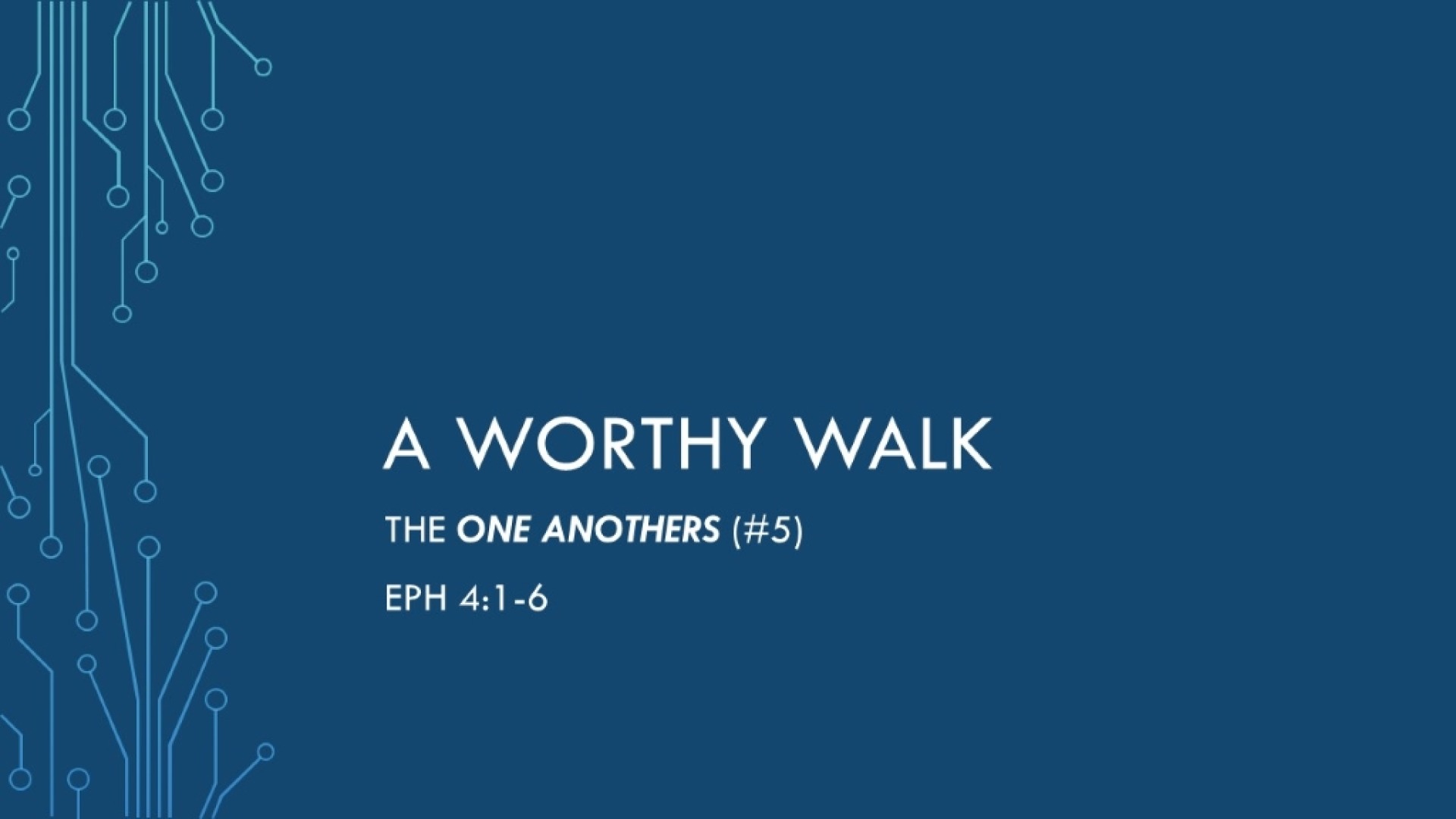 A Worthy Walk - Logos Sermons