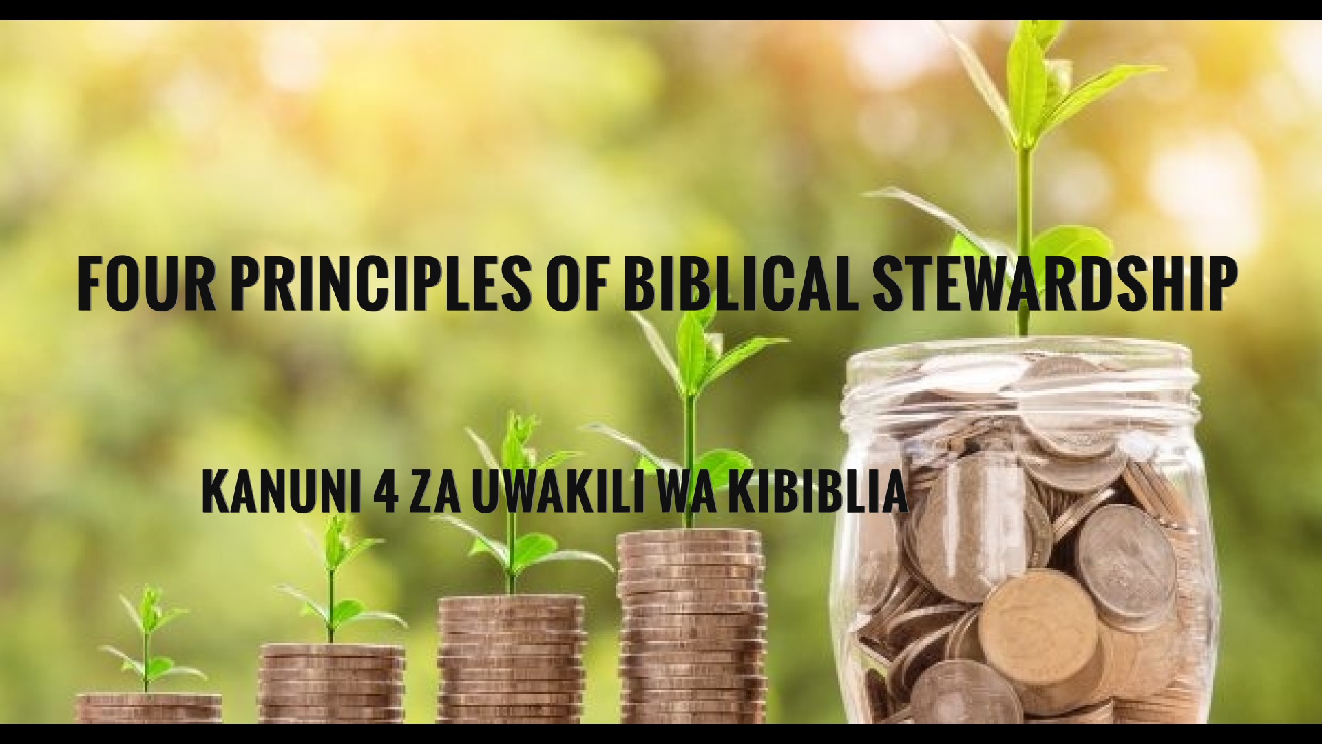 Four Principles of Biblical Stewardship - Logos Sermons Four Principles of Biblical Stewardship - Logos Sermons