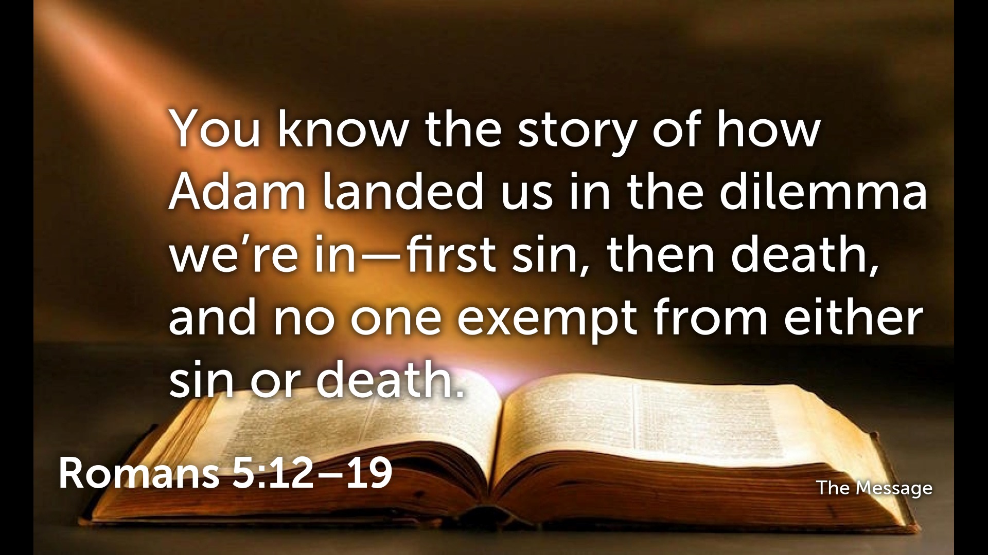 1 Mar Lent #1: Death in Adam, life in Christ - Logos Sermons