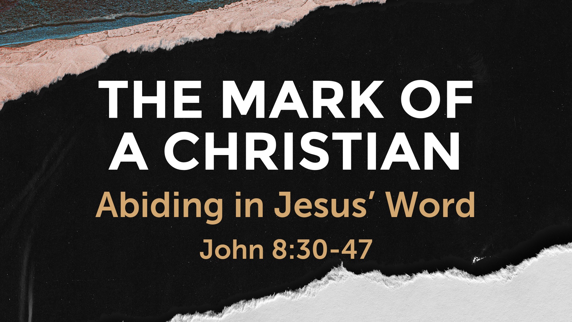 The Mark of a Christian - Logos Sermons