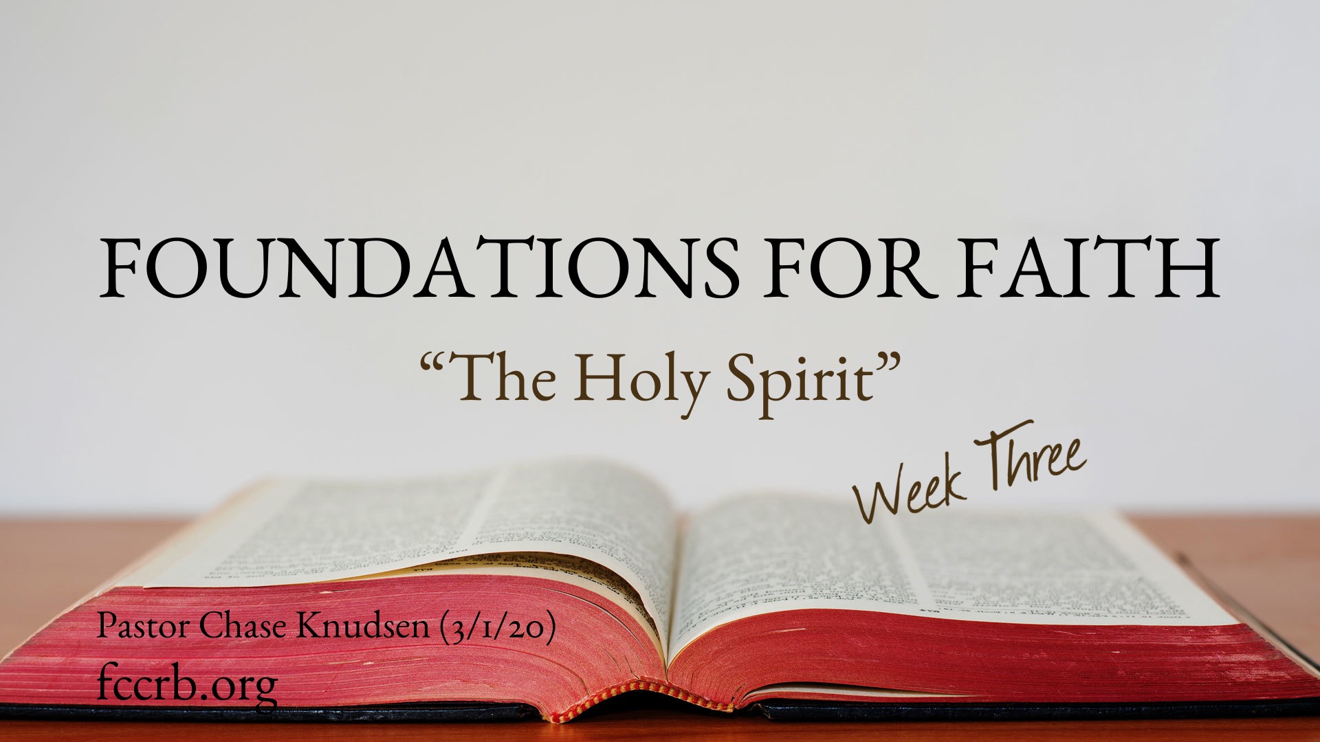 The Holy Spirit - Logos Sermons