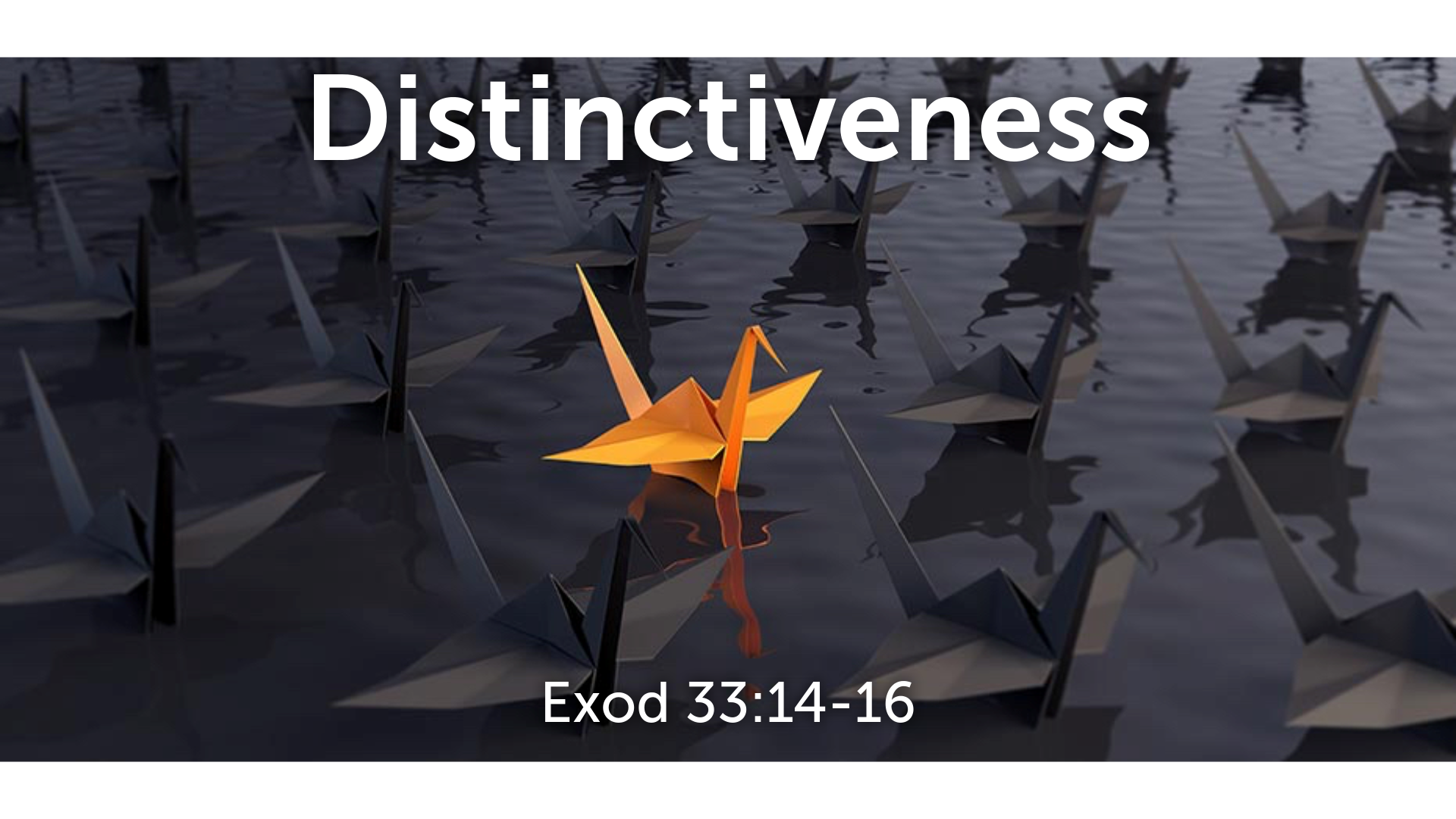 Distinctiveness - Logos Sermons