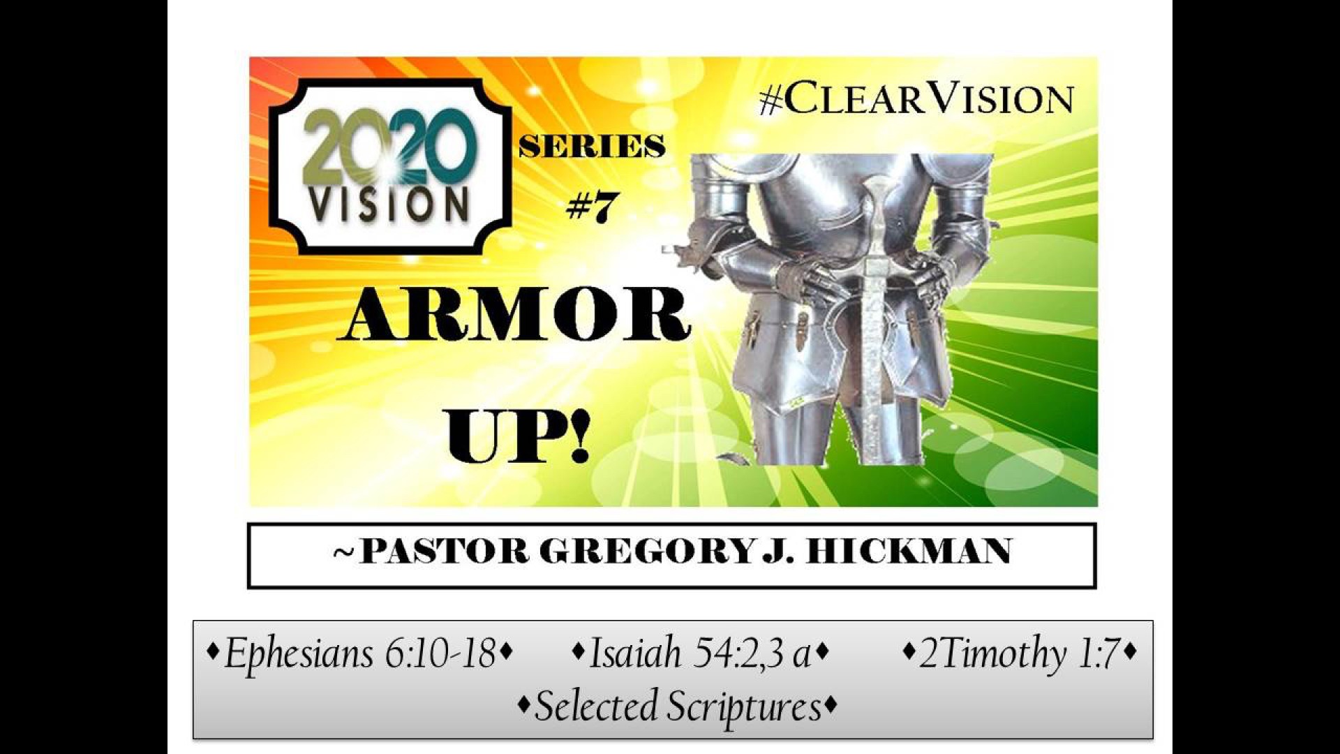#7 Armor Up! - Logos Sermons