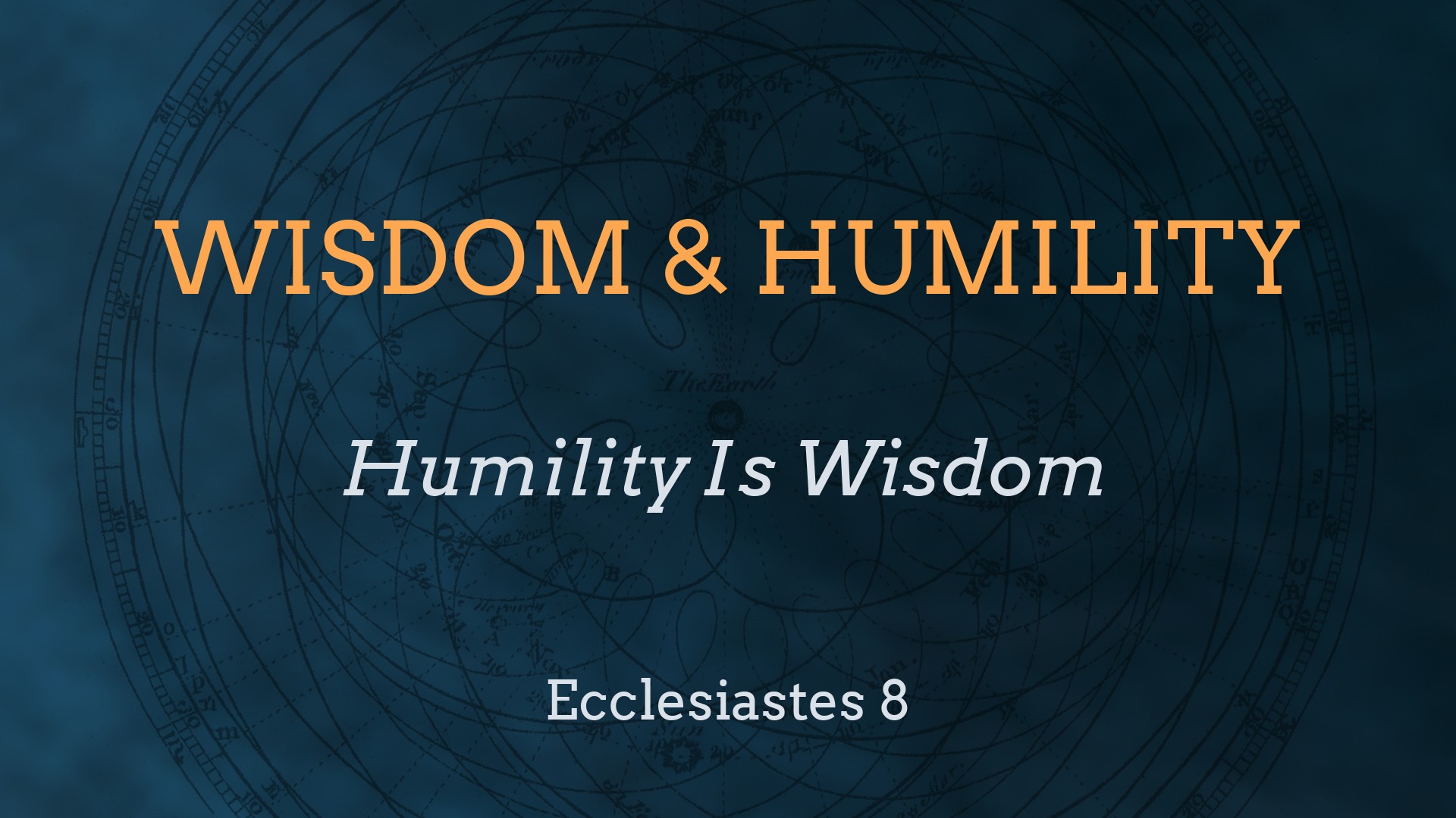 Wisdom & Humility - Logos Sermons