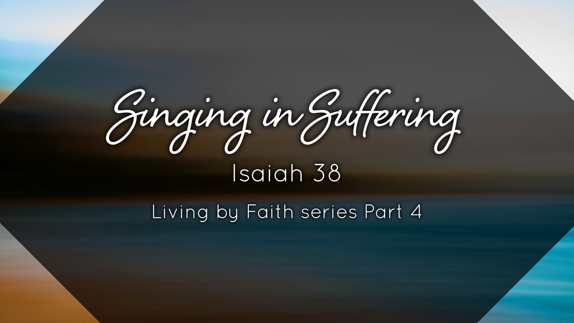 Singing in Suffering - Logos Sermons