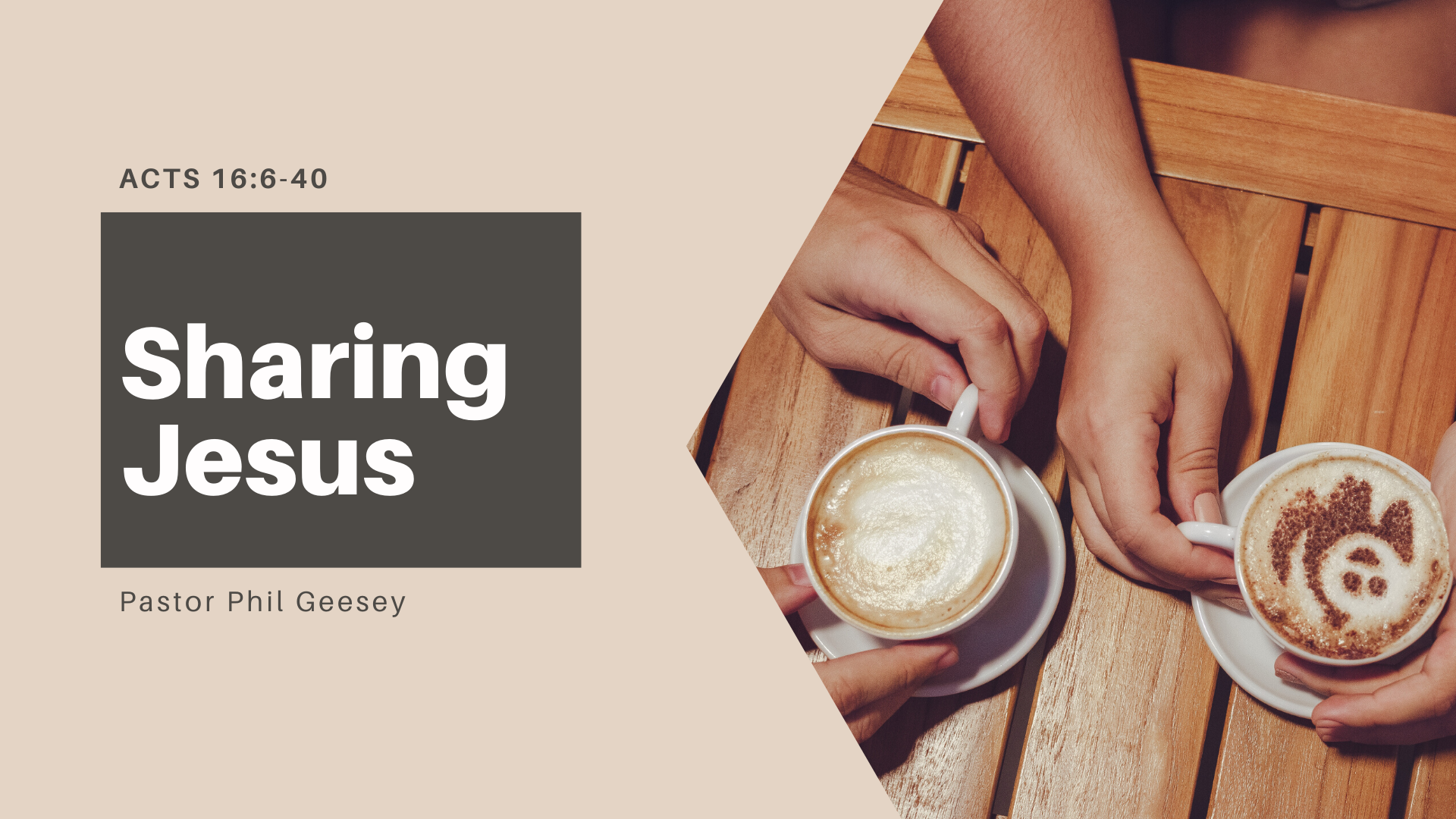 Sharing Jesus Part 1 - Logos Sermons