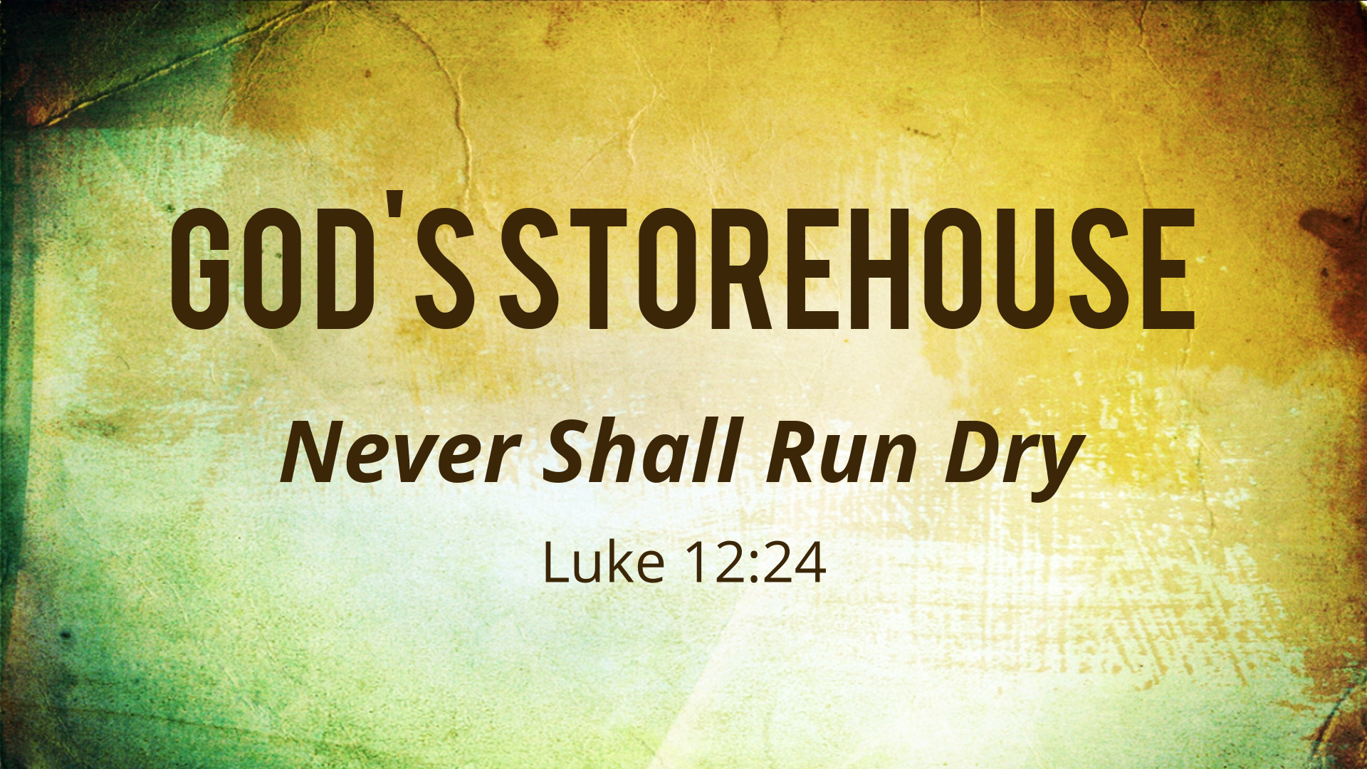 God's Storehouse - Logos Sermons