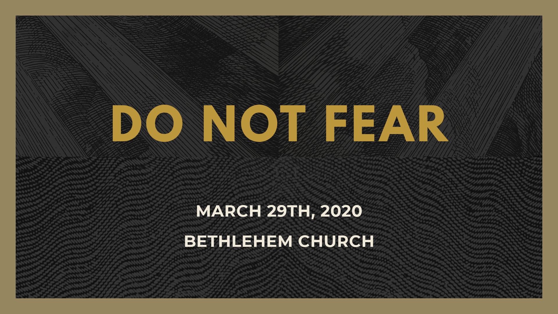 Do Not Fear - Logos Sermons