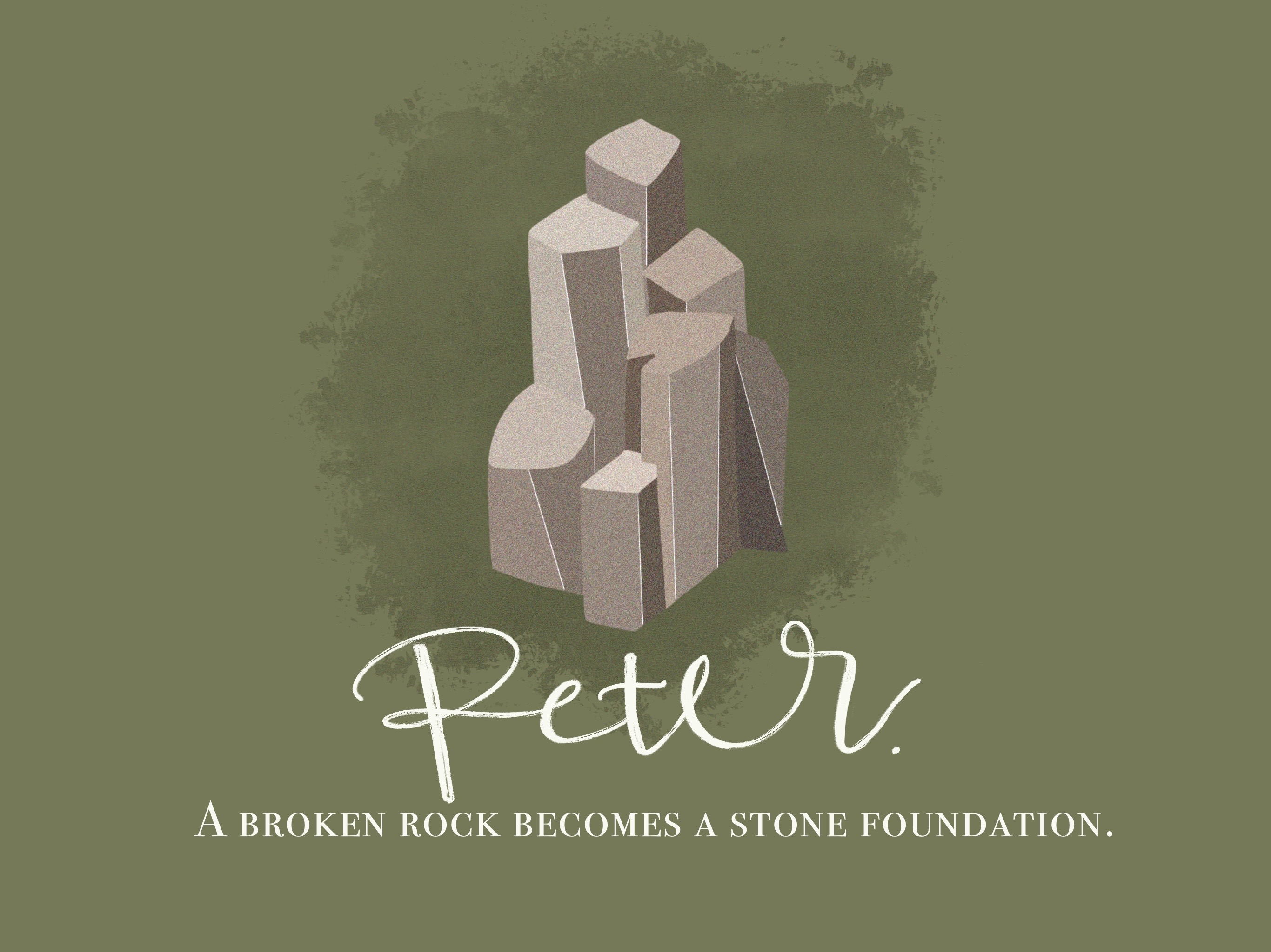 Peter: A Broken Rock Becomes A Stone Foundation - Logos Sermons