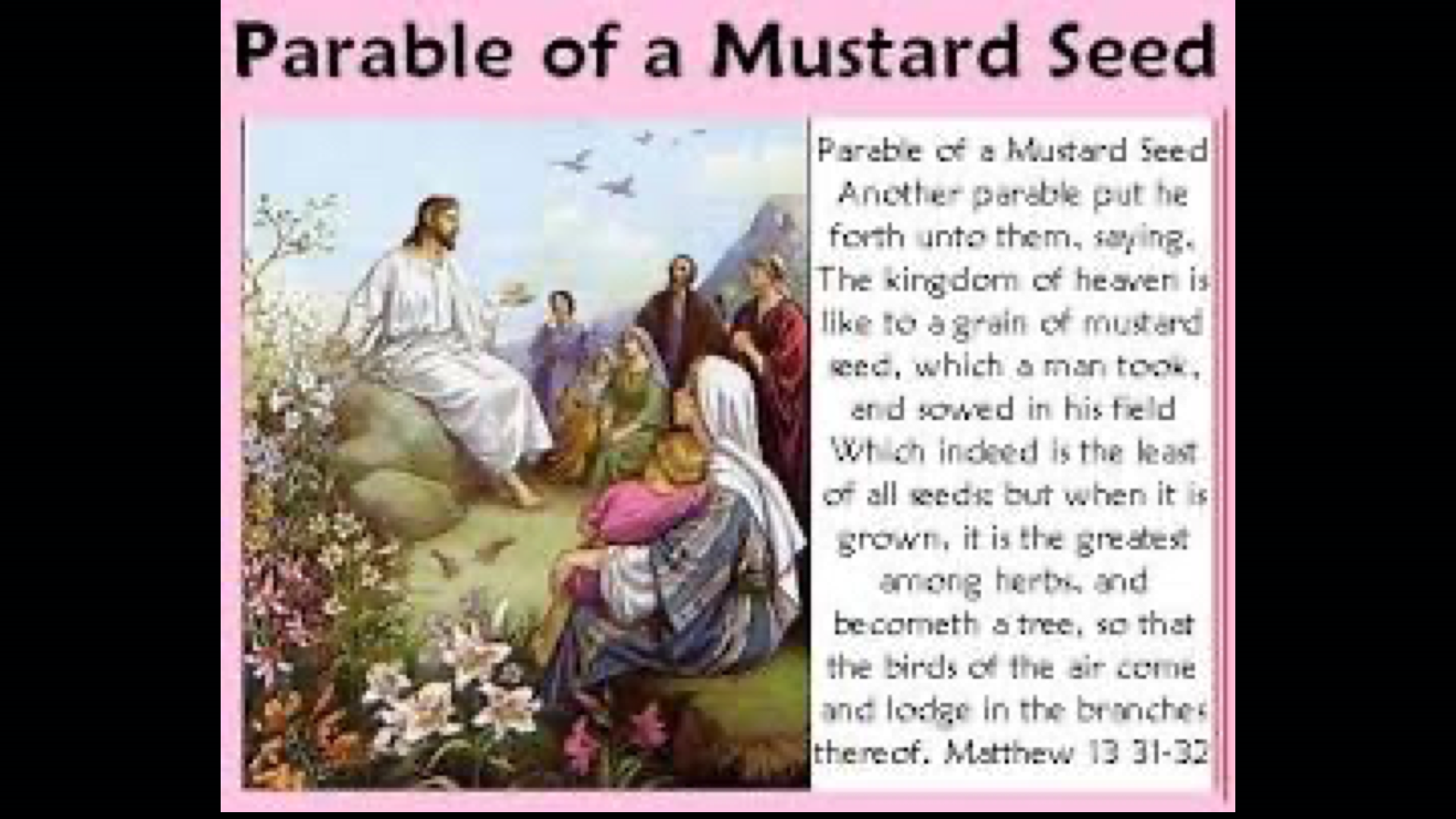 Parables of Jesus-A Mustard Seed & Leven - Logos Sermons