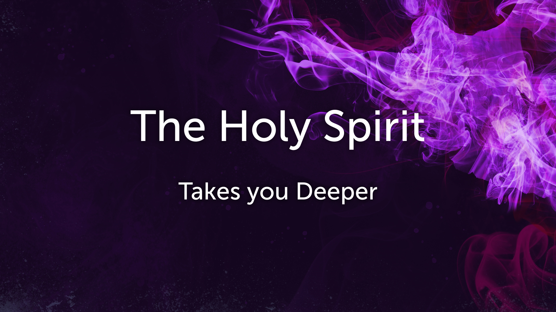 Spirit takes you Deeper - Logos Sermons