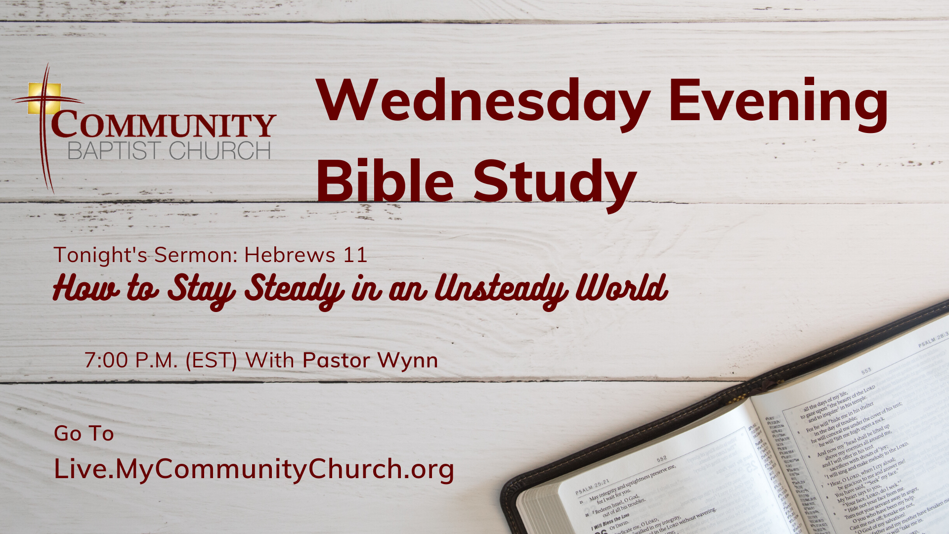 Staying Steady in an Unsteady World - Logos Sermons