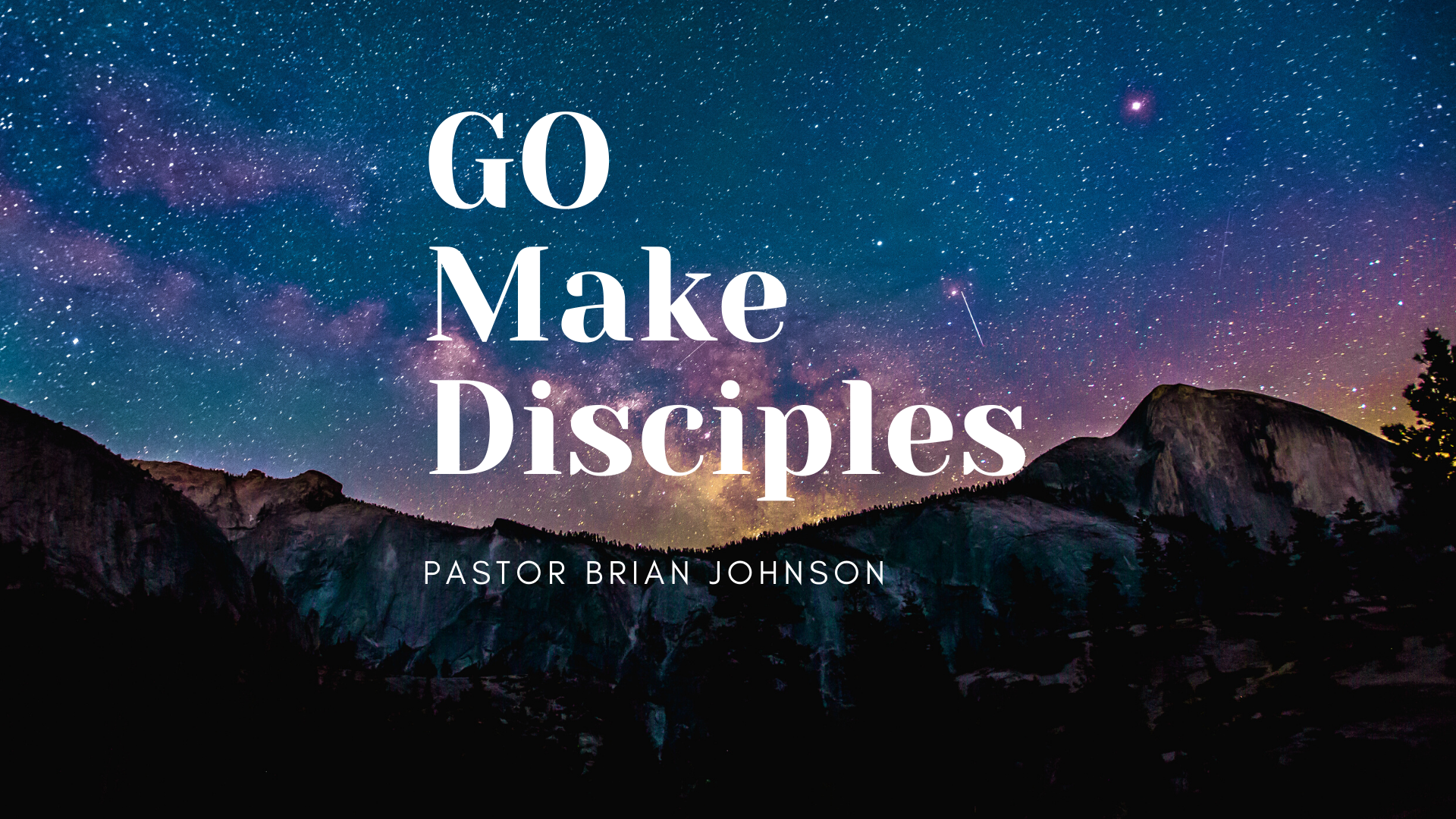 Go Make Disciples - Logos Sermons