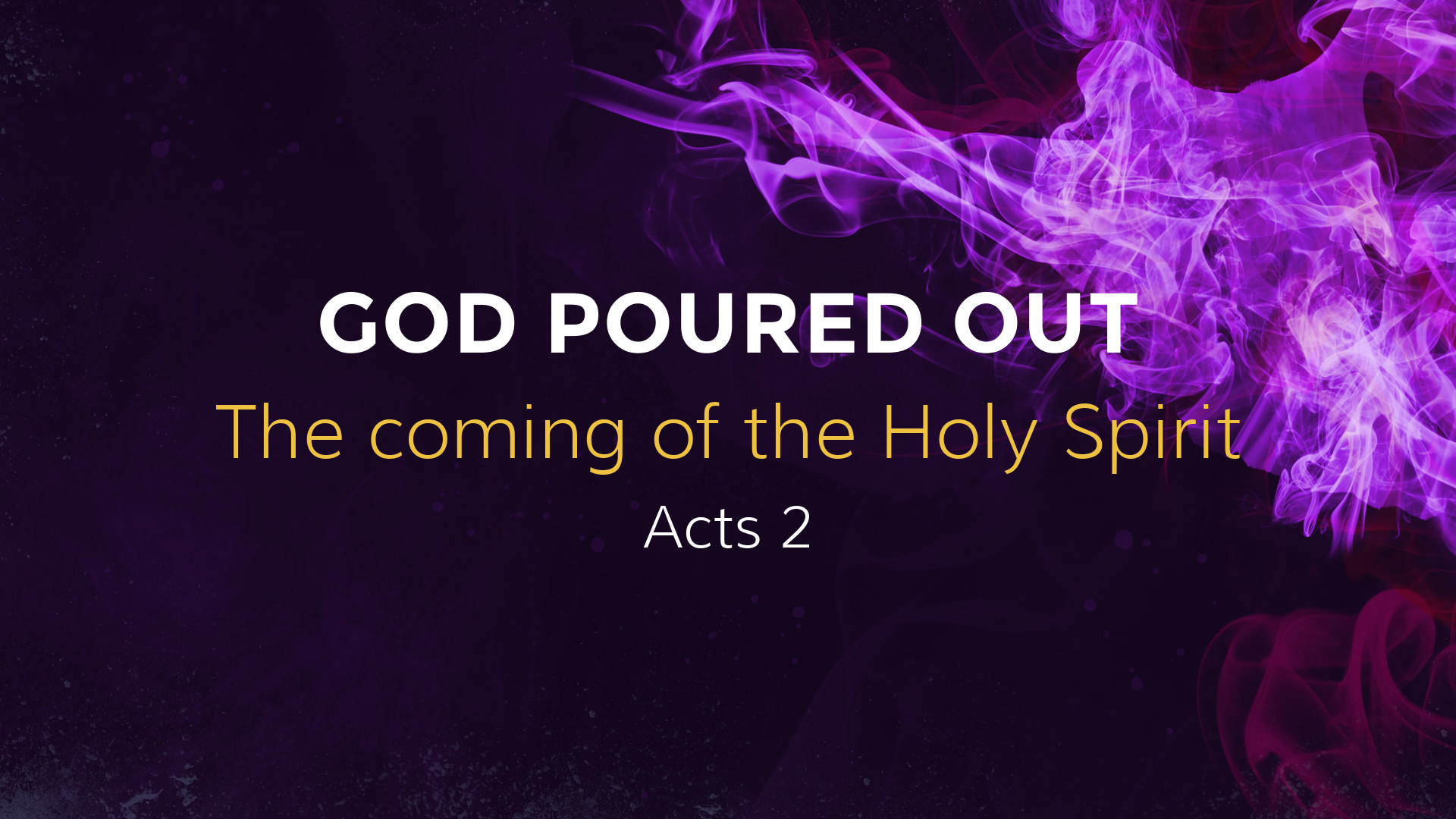 God poured out - Logos Sermons