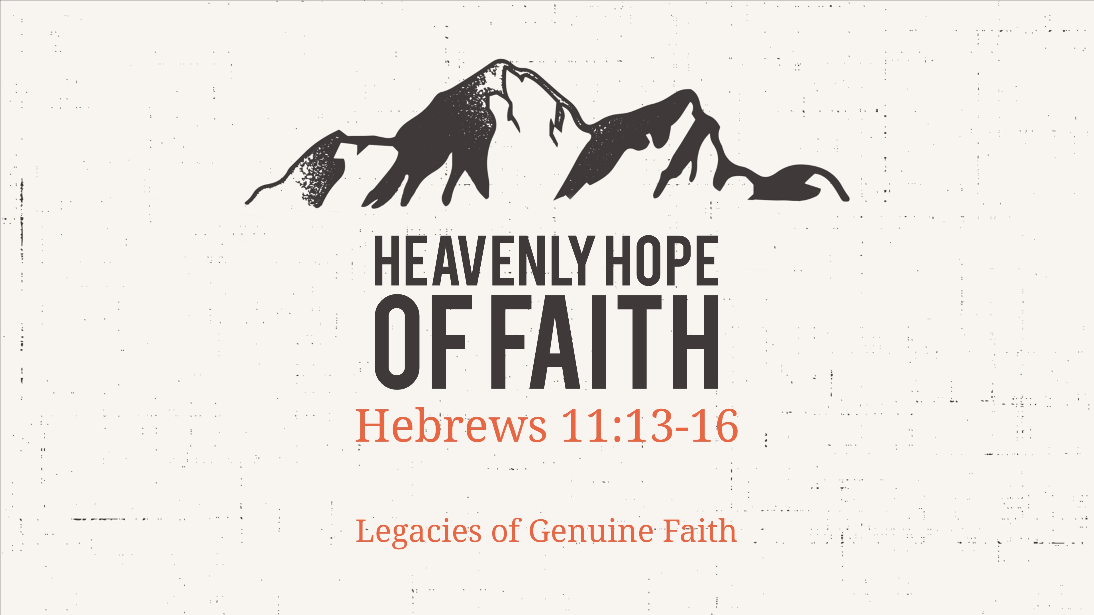 Heavenly Hope of Faith - Logos Sermons