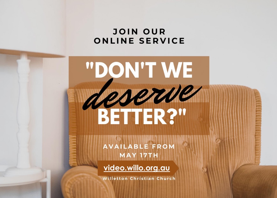 Don't We Deserve Better? - Logos Sermons