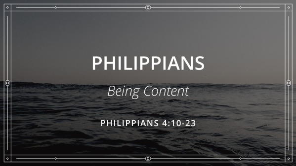 Being Content - Logos Sermons