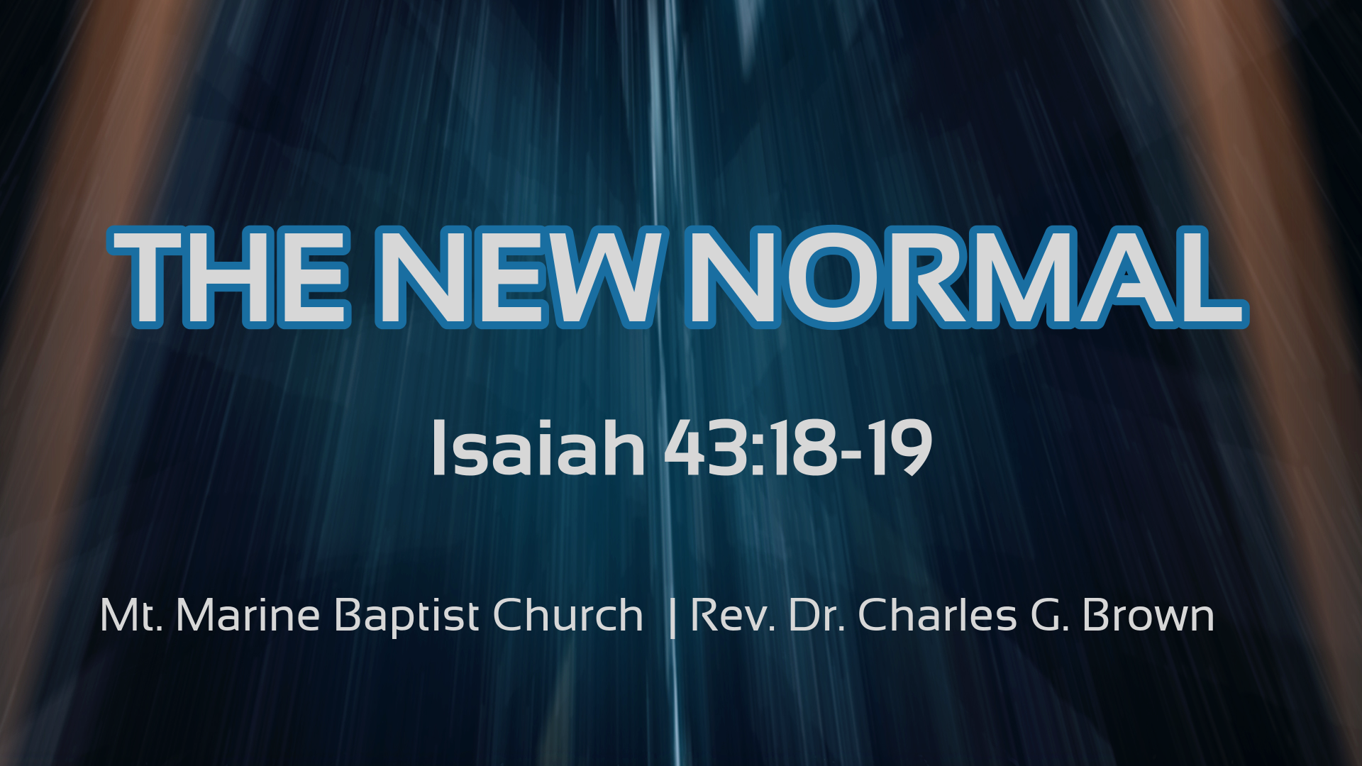 The New Normal - Logos Sermons