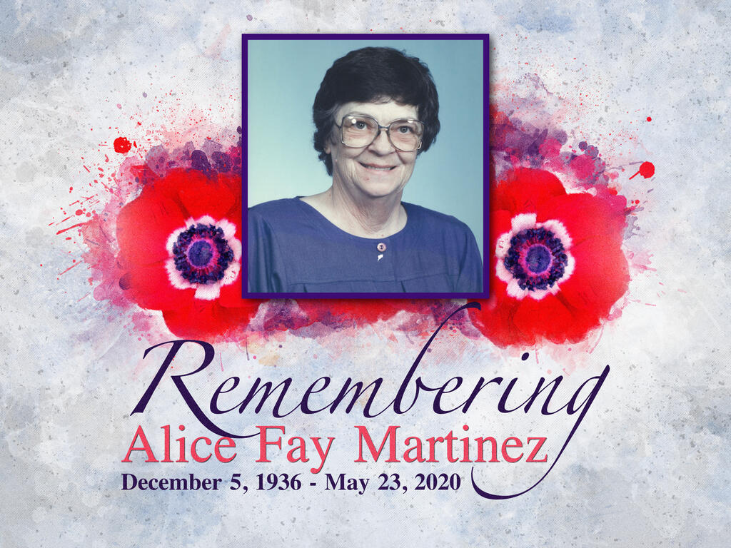 Alice Martinez Memorial Service | Friday, June 5, 2020 1:00PM ...