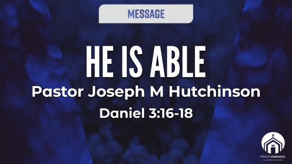 He Is Able - Logos Sermons