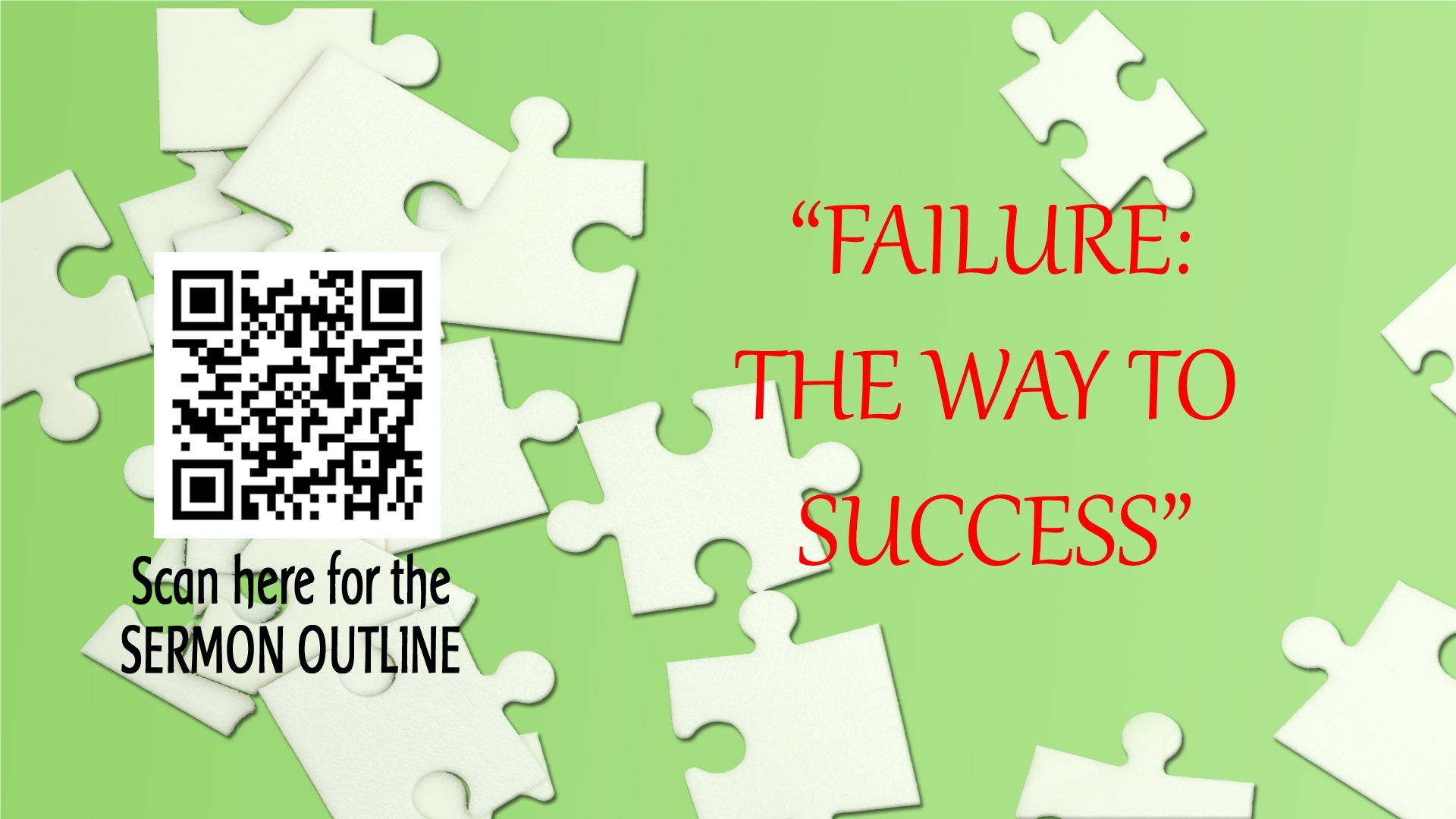 Failure: The Way To Success - Logos Sermons