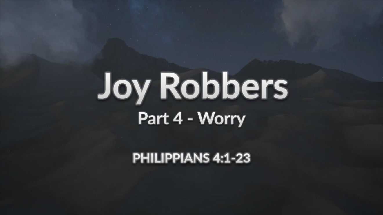 Joy Robbers - Conclusion - Logos Sermons