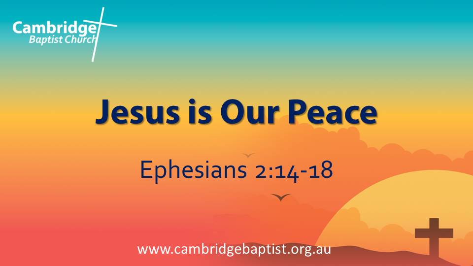 Jesus is Our Peace - Logos Sermons