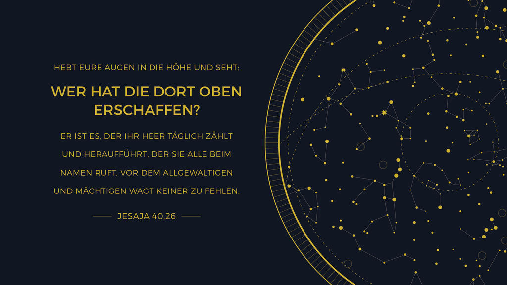 Jesaja 40,26 - Graphics for the Church - Logos Sermons