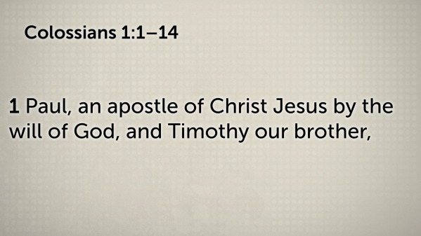 Prayer | Colossians 1:9-14 | 15-05-2016 am - Logos Sermons