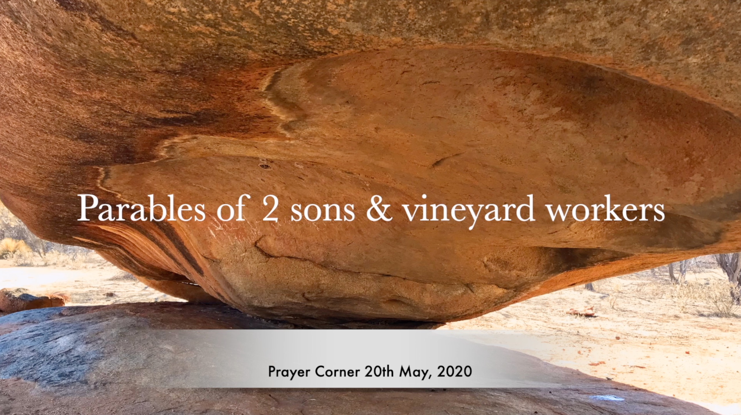 The Parable of the 2 sons - Logos Sermons