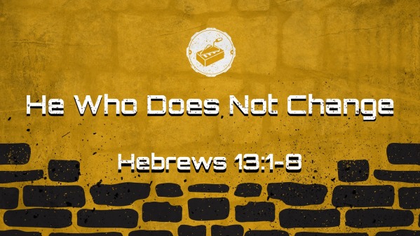 He Who Does Not Change - Logos Sermons