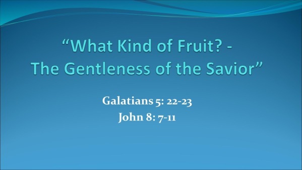 What Kind of Fruit? - The Gentleness of the Savior - Logos Sermons
