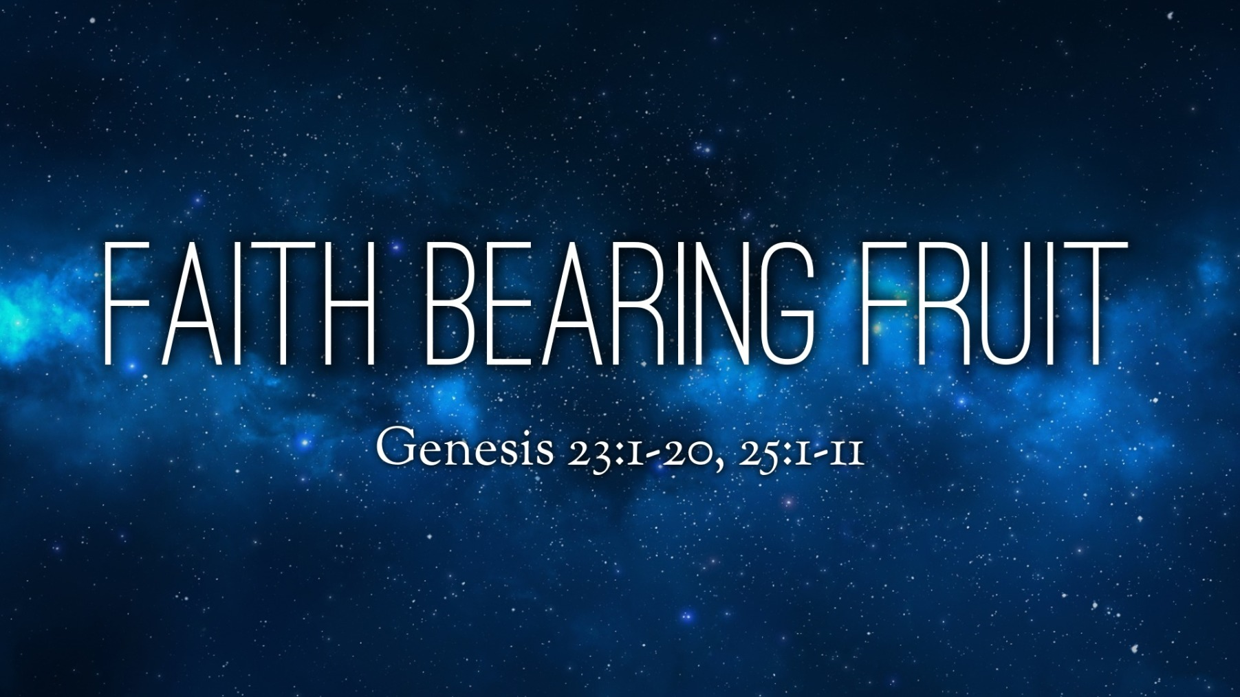 Faith Bearing Fruit Logos Sermons